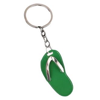 Generic Porte-cl&eacute;s en forme de pantoufle portable - Breloque en m&eacute;tal - Pendentif amusant en forme de chaussure - Accessoire cr&eacute;atif - Sculpture de chaussures