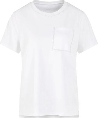 Marc Cain Femme, Tops, Blanc, Taille: 40 FR T-Shirt