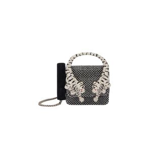 Roberto Cavalli Sequin Tiger Handyh&uuml;lle - - Bags - Damen - Schwarzk - ONE SIZE