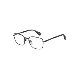 Yohji Yamamoto Metall Rechteckige Optische Gestelle in Gunmetal - - Accessories - Herren - Grau - ONE SIZE