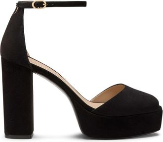Stuart Weitzman Femme, Chaussures, Noir, Taille: 41 1/2 EU Sabrina Plateforme &agrave; Bride Cheville