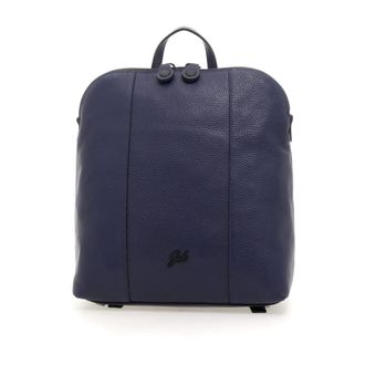 Gabs Femme, Sacs, Bleu, Taille: ONE Size Sac à Dos en Cuir Martelé Noir