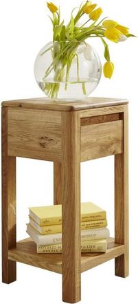 Livetastic Blumensäule, Eiche, Holz, Wildeiche, vollmassiv, 30x60x30 cm, Wohnzimmer, Wohnzimmertische, Blumenständer