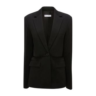J.W.Anderson Schwarzer Woll-Casual-Blazer - - Jackets - Damen - Schwarzk - M