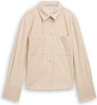 Tom Tailor Langarmbluse Blusen & Shirts Loose Fit Cordbluse