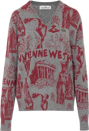 Vivienne Westwood Pull Col Rond - Gris