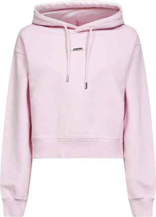 Jacquemus Femme, Sweatshirts et sweats &agrave; capuche, Rose, Taille: 38 FR Gros Grain Sweat &agrave; capuche