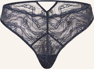 Calvin Klein Slip Sensual Stretch Lace blau