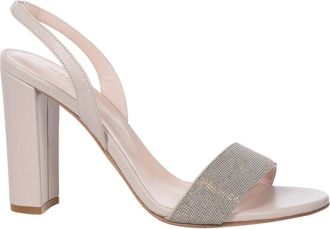 Fabiana Filippi Femme, Chaussures, Gris, Taille: 37 EU Sandales en cuir Nappa