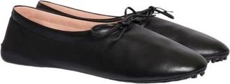 Alberta Ferretti Femme, Chaussures, Noir, Taille: 39 EU Mocassins en cuir nappa