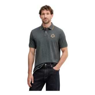 Hackett Polo en coton - Homme - Tops - Gris - Taille: S