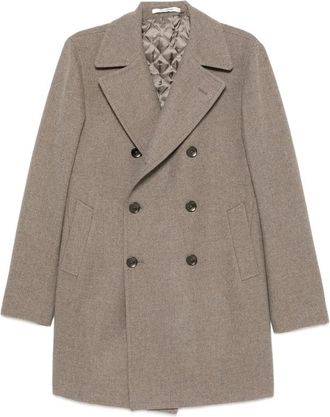 Tagliatore Flap-pocket Double-breasted Coat