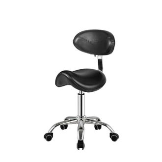 Generic Sattelhocker, EIN ergonomischer sattelf&ouml;rmiger Sitz mit Einstellbarer H&ouml;he, 330 Pfund Tragkraft, geeignet for den Heim- und B&uuml;rogebrauch(Black)