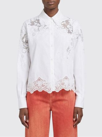 Ermanno Scervino Hemdbluse ERMANNO SCERVINO Damen Farbe Wei&szlig;