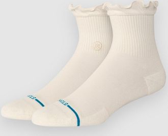 Stance Ruffle Icon Quarter Chaussettes blanc