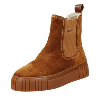 GANT FOOTWEAR Damen SNOWMONT Chelsea-Stiefel, Cognac, 39 EU