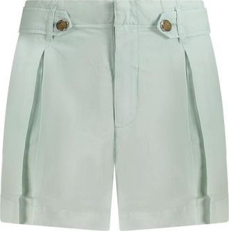 Guess Femme, Shorts, Vert, Taille: W28 Eco Shaye Linen Shorts