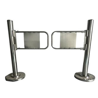 Generic Schwingtor f&uuml;r den Supermarkteingang, manuelles Zweiwege-Sicherheitstor, automatisch schlie&szlig;ende Metallt&uuml;r im Gesch&auml;ft, Schwingt&uuml;ren f&uuml;r die Bibliothe