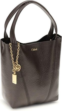 Chlo&eacute; Womens Brown Calf Leather Bos Taurus Shoulder Bag