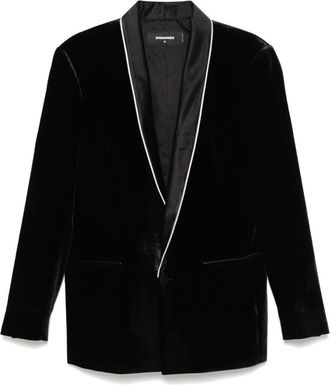 Dsquared2 Sakko mit Schalkragen - Schwarz