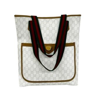 Gucci Pre-owned PVC Leder Tote Bag - - Pre-owned - Damen - Wei&szlig; - ONE SIZE
