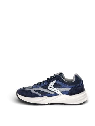 Voile Blanche Baskets - Bleu