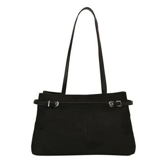 Generic Sac fourre-tout en faux daim, sac &agrave; main Hobo Vintage, sac &agrave; bandouli&egrave;re de capacit&eacute; pour femmes, travail, Shopping