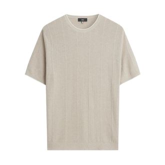 Cinque Cigion Strick T-Shirt - - Tops - Herren - Braun - XL