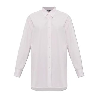 Jil Sander Logo Shirt - - Blouses & Shirts - Damen - Wei&szlig; - 2XL