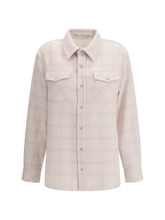 God's True Cashmere Womens Shirt Clarity Blush Cashmere