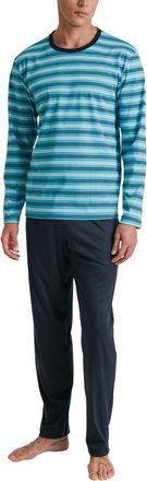 CALIDA Relax Enjoy Pyjama, lang Herren, extraglatte Fein-Interlock-Baumwolle