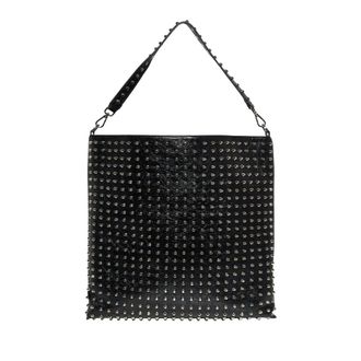 John Richmond Borsa a Spalla con Borchie All-Over - - Bags - Damen - Schwarzk - ONE SIZE