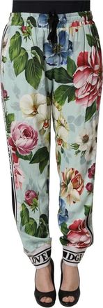 Dolce & Gabbana Femme, Pantalons, Multicolore, Taille: 48 FR Joggers Pantalons