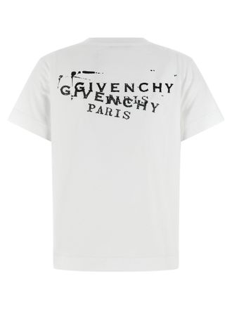 Givenchy Logo-Stamp Cotton T-Shirt - White