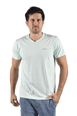 Scott T-Shirt Roche Uni en Coton Col V Manches Courtes (FR/ES, Alpha/Lettres, L, Taille Normale, Taille Normale, Mint)
