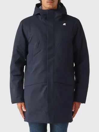 K-Way Parka imperm&eacute;able longueur genou avec capuche et rembourrage PrimaLoft