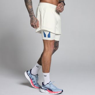 MyProtein Short 2-en-1 Hybrid 5 MP homme - Brume - XS