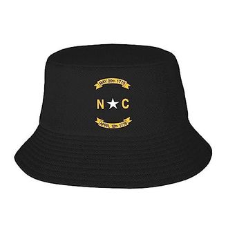 Generic Chapeau De Seau Unisexe Drapeau De La Caroline du Nord Logo Chapeau De Soleil Mode &Agrave; Large Bord Bonnet Soleil, pour Sports, De P&ecirc;che, La Randonn&eacute;e, 56