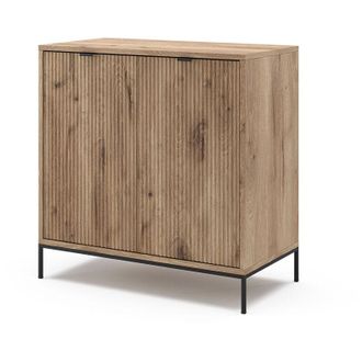 Vicco Kommode Eliza, Viking Oak, 80 x 81.2 cm mit 2 T&uuml;ren Vicco