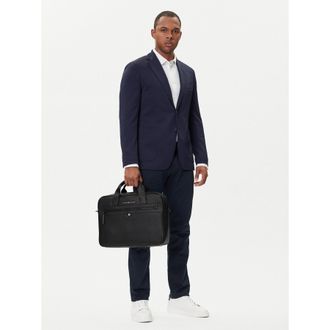 Tommy Hilfiger Laptoptasche Tommy Hilfiger Essential Pu Computer Bag AM0AM09507 Schwarz