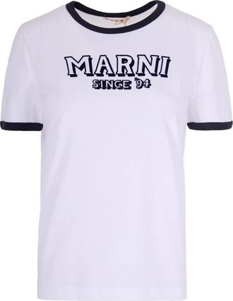 Marni Femme, Tops, Blanc, Taille: 36 FR T-Chemises