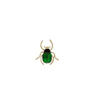 Dansk Copenhagen Tracey Bug Brooch - - Accessories - Damen - Gr&uuml;n - ONE SIZE