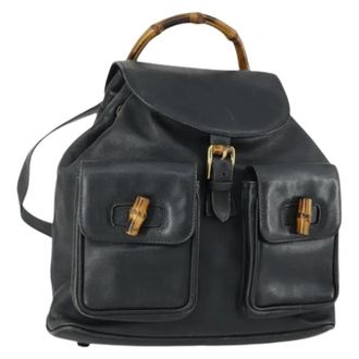 Gucci Pre-owned Vintage Rucksack - - Pre-owned - Damen - Schwarzk - ONE SIZE
