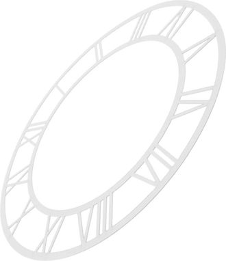 STOBOK Runde Acryl Spiegel Wanduhr Zifferblatt Aufkleber Mit Römischen Ziffern Einfache Installation Für Wohnzimmer Hotel Eingangsbereich