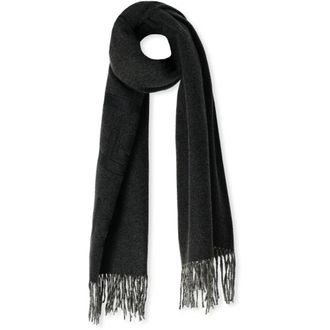 Liu Jo Grauer Ovaler Monogramm Stola Schal - - Accessories - Damen - Grau - ONE SIZE