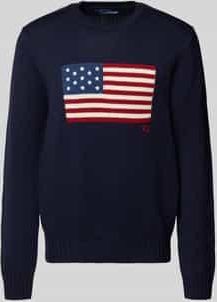 Polo Ralph Lauren Strickpullover mit Motiv-Print