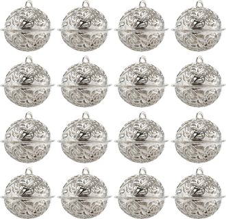 DOITOOL 20st&uuml;cke DIY Anh&auml;nger Glocken Weihnachtsbaum Dekoration Vintage Moderne Stil Umwelfreundliche Materialien Halsketten Bastelzubeh&ouml;r Schmuckanh&auml;nger