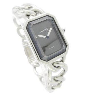 Chanel Pre-owned Edelstahl Uhr - - Pre-owned - Damen - Schwarzk - ONE SIZE