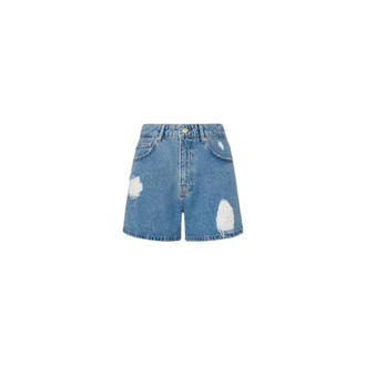 Moschino Damen, Shorts, Blau, W33Gr&ouml;&szlig;e