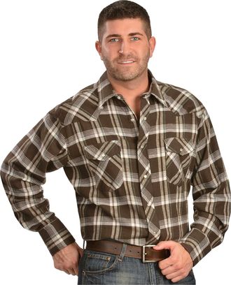 Wrangler Herren Western leichtes Flanellhemd - - XX-Large